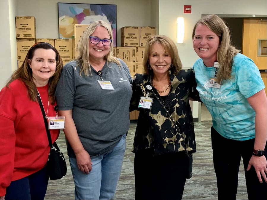 NWAHEC Team Volunteers to Pack Spring Break Backpacks