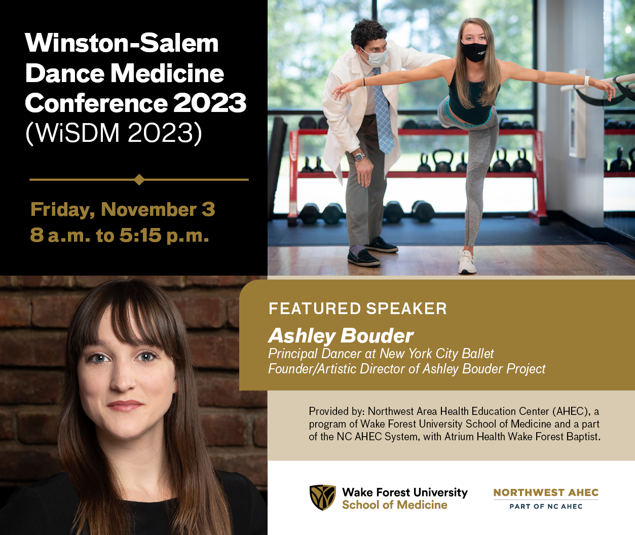 🩰 Join us at the Winston-Salem Dance Medicine Conference on November 3 ...
