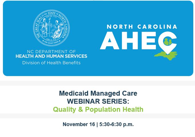 Quality Population Health Webinar November 16