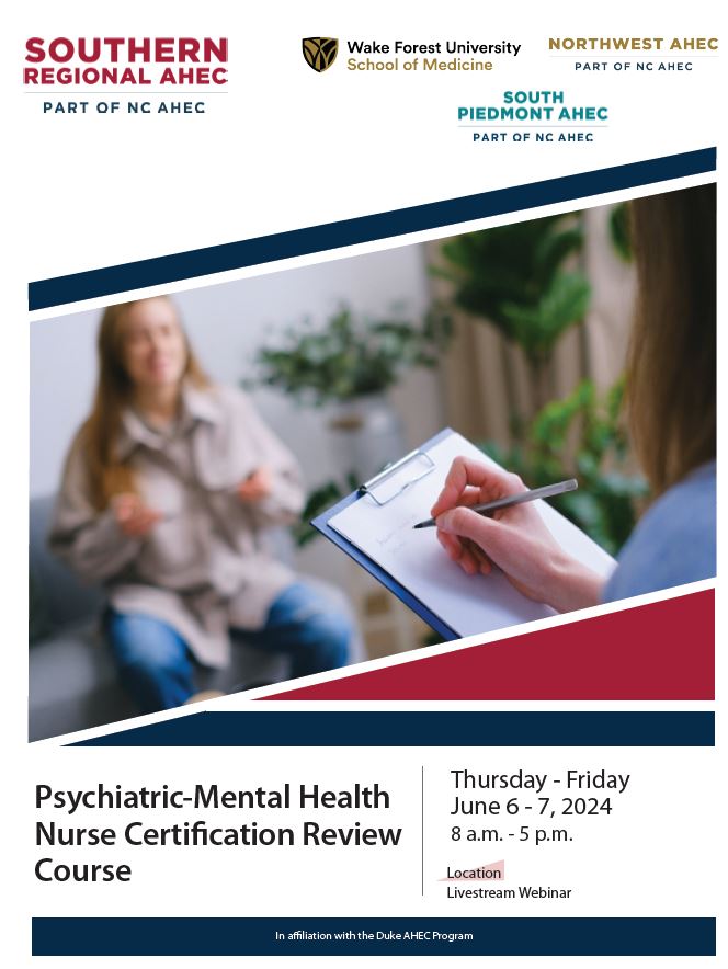 Psychiatric-Mental Health Nurse Certification Review Course - Live ...